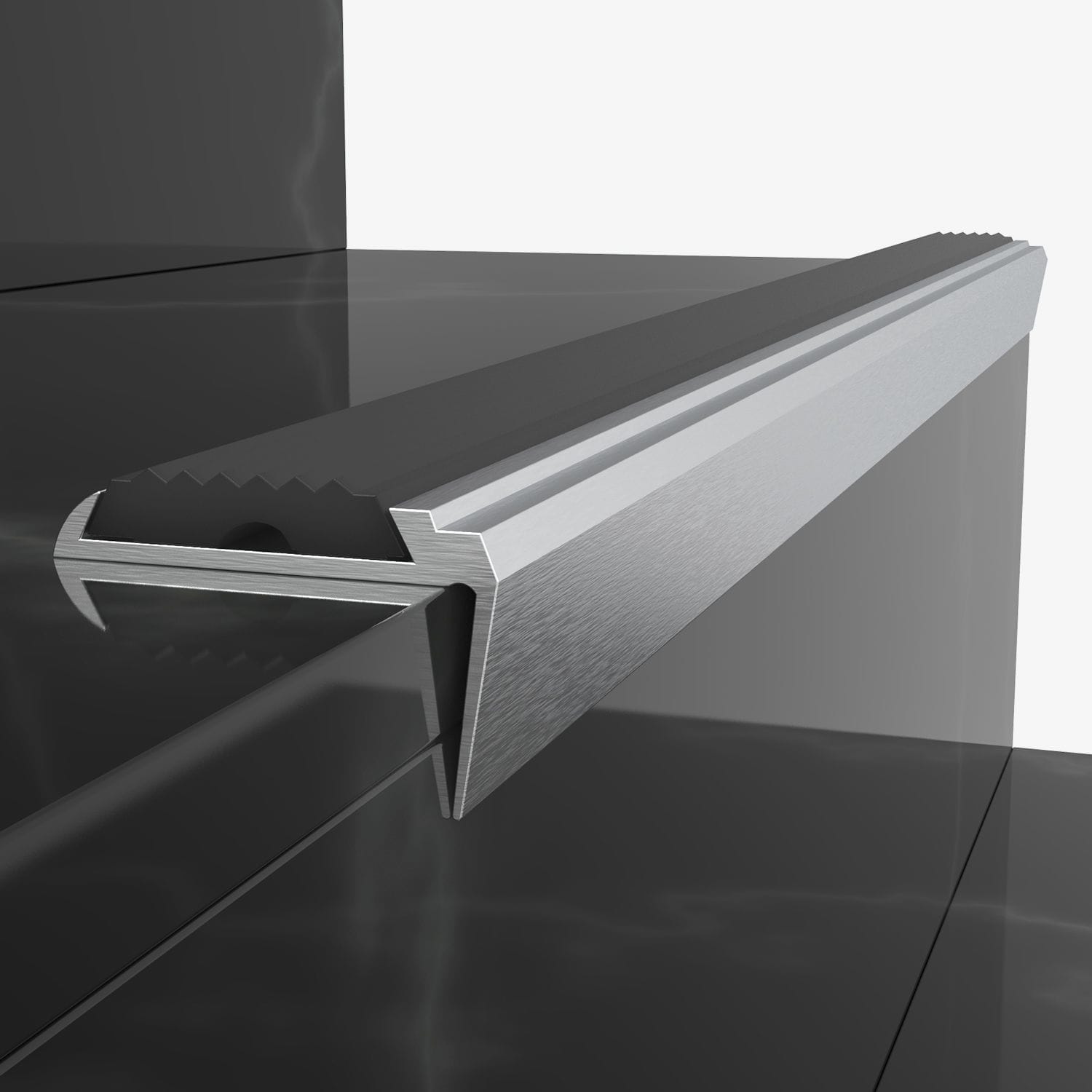 Rubber stair nosing - MB36 - ARFEN - PVC / non-slip