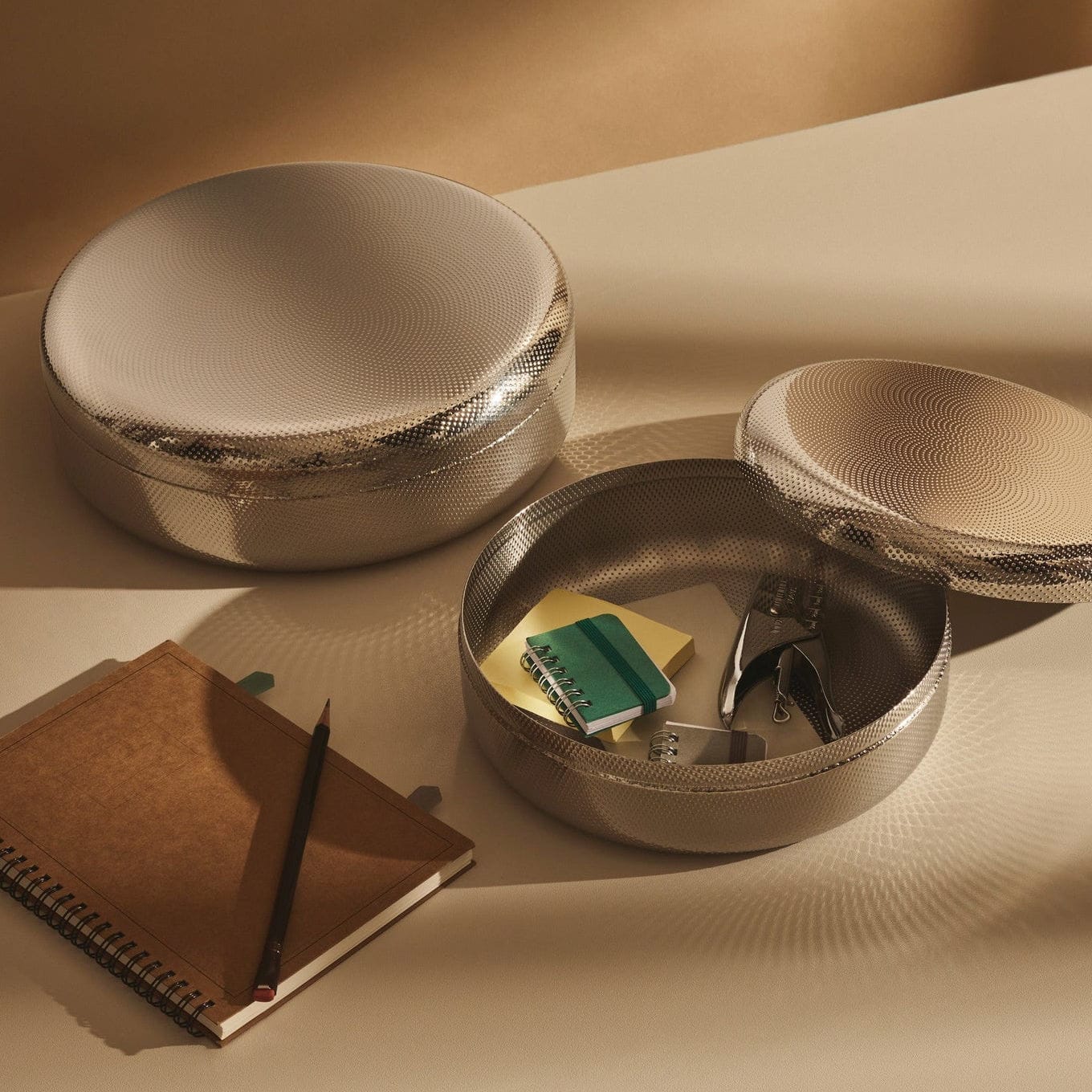 Stainless steel storage box - Extra Ordinary - ALESSI S.P.A.