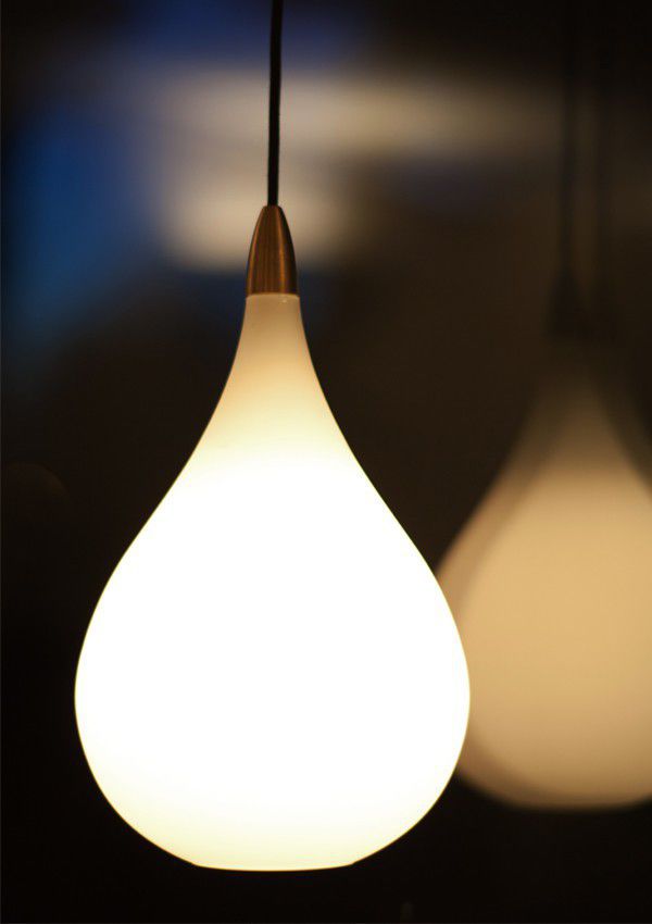 Pendant lamp - OPUS 2 - Ruben Lighting - glass / brass / contemporary