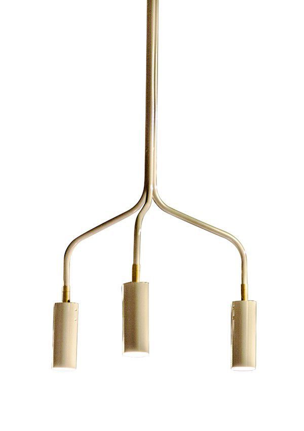 Pendant lamp - MARSHAL - Ruben Lighting - iron / brass / contemporary