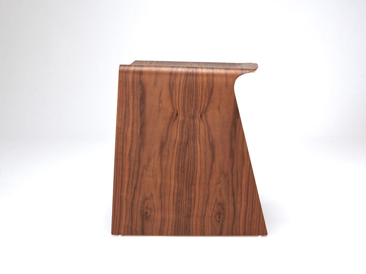 Contemporary stool - FLIGHT - Isokon Plus - oak / walnut / birch