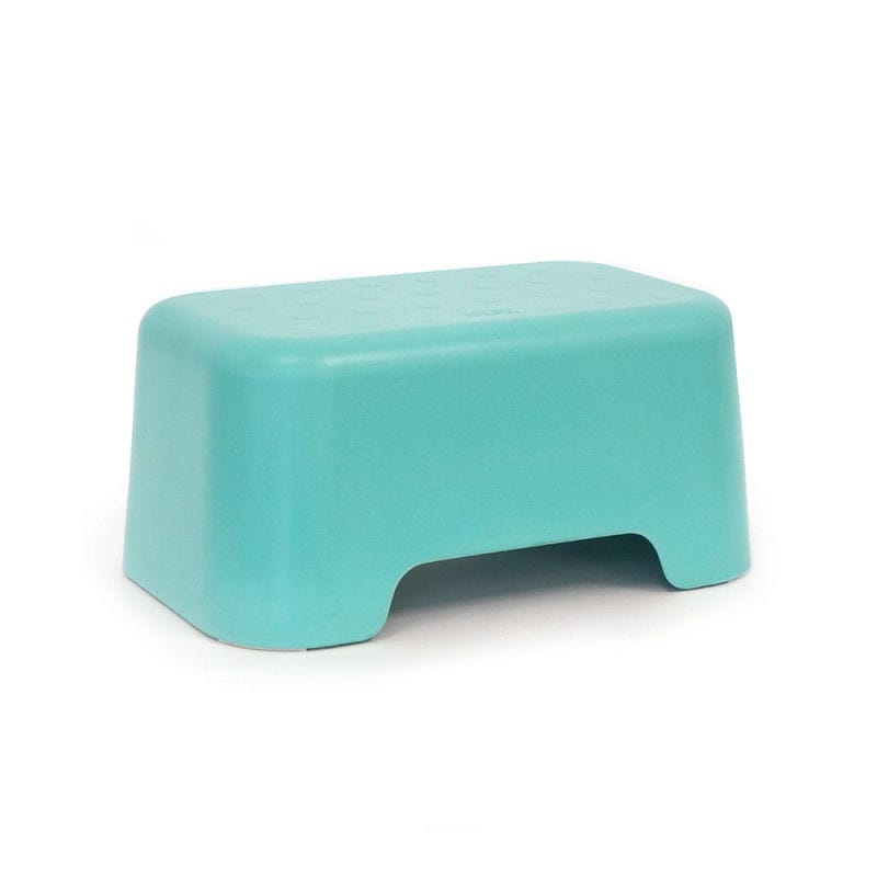 Contemporary stool - BAÑO - Ekobo - bamboo / step stool / black