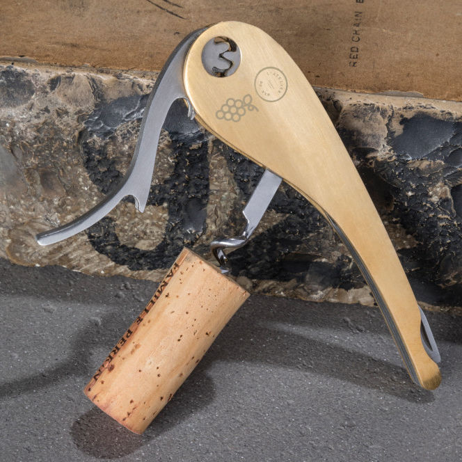 Commercial corkscrew - SOFT MACHINE BRASS - L’Atelier du Vin