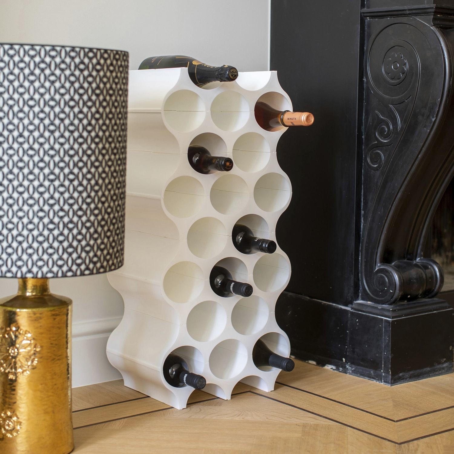 Free-standing bottle rack - SET-UP - Koziol