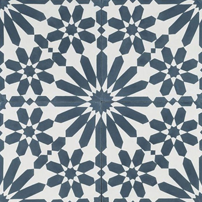 Cement tile - MOORISH PATTERNS - New Terracotta - marble dust / matte ...