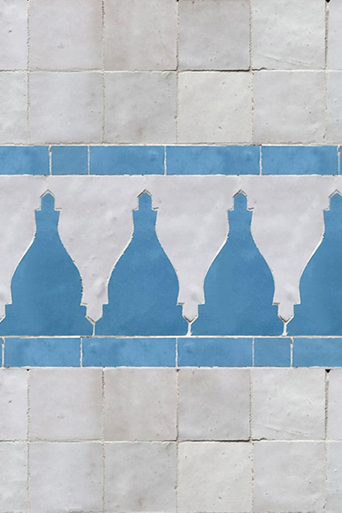 Glazed ceramic border tile - New Terracotta - clay / for floors / wall ...