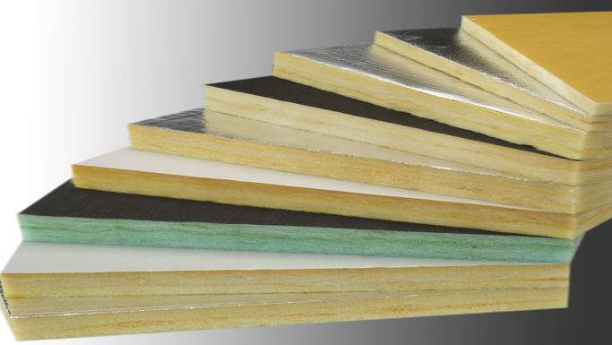 Thermal-acoustic insulation - KBS - KIMMCO - fiberglass / rigid panel ...