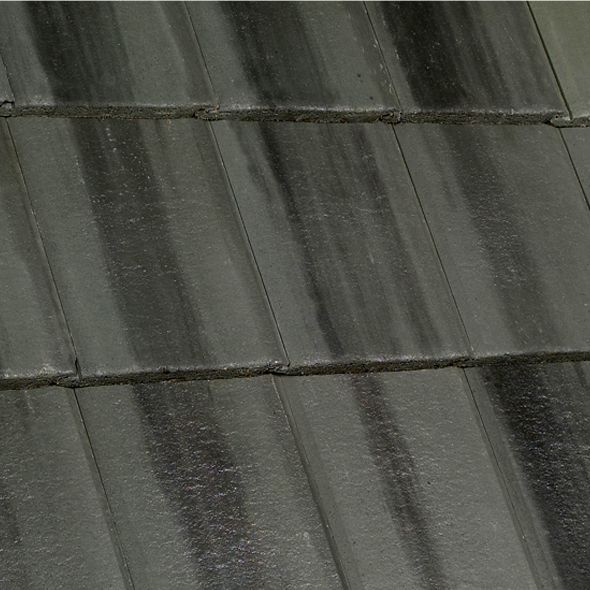 Large flat roof tile - WINDSOR : SEA - Crown Roof Tiles - concrete