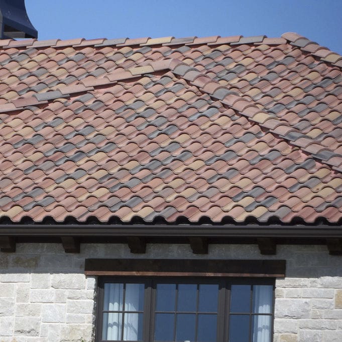 Interlocking roof tile - MEDITERRANEAN : CAT'S EYE - Crown Roof Tiles ...