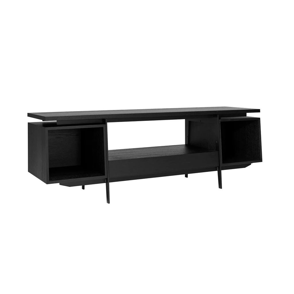 Contemporary TV cabinet - CONTE - MINT Furniture - lowboard / with ...