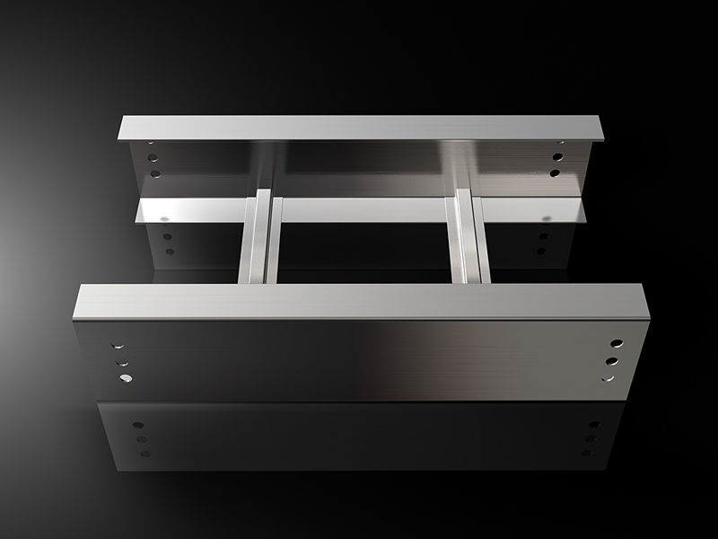 PVC-coated cable ladder - FLANG IN - MP Husky - stainless steel ...