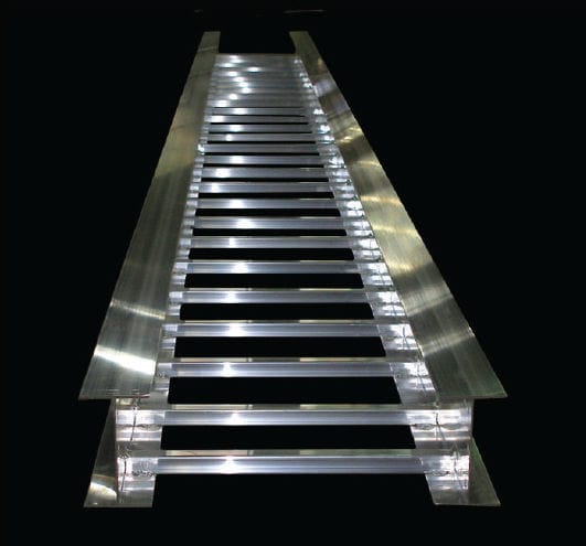 Steel cable ladder - I-BEAM - MP Husky - stainless steel / aluminum ...