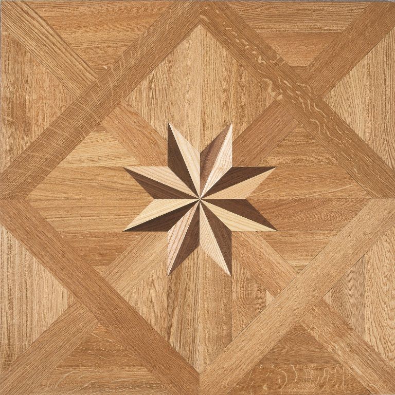 Engineered parquet floor - SQUARE ROYAL STAR: WHITE OAK NATURAL - TEKA ...