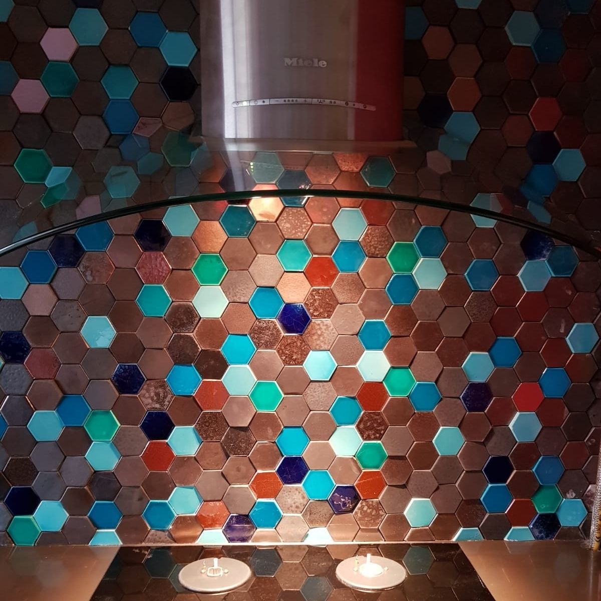 Indoor hexagonal tile - ES052 - PIKARO HANDMADE TILES - wall / ceramic ...