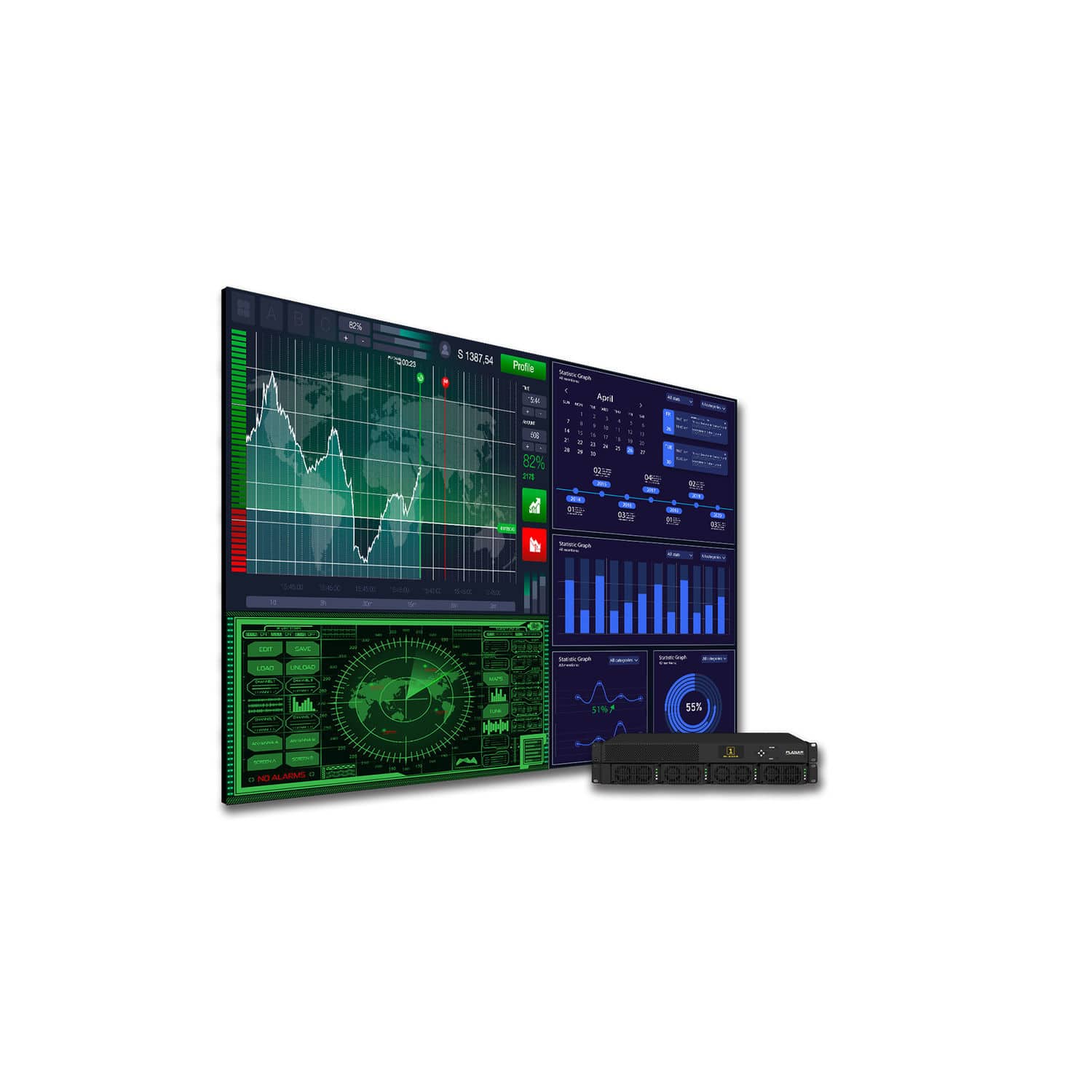 LED display - DIRECTLIGHT ULTRA SERIES - Planar Systems, Inc.