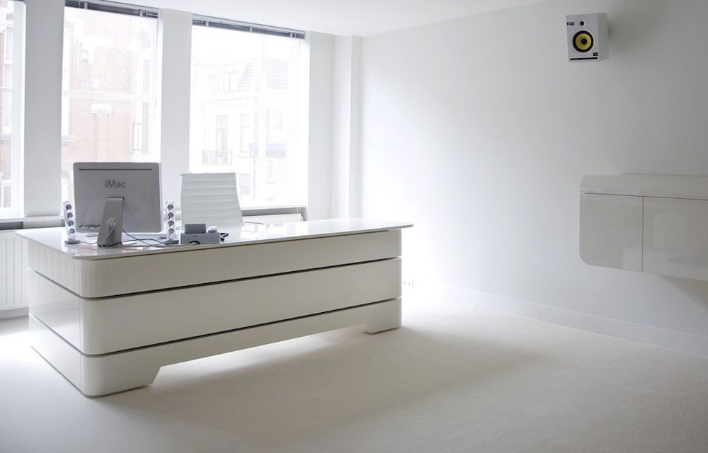 Executive desk - 20 - RKNL - contemporary / lacquered MDF / commercial