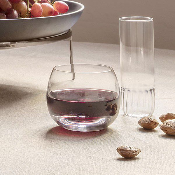 Whiskey glass - TULIP - PAOLA C - shot / blown glass / for domestic use