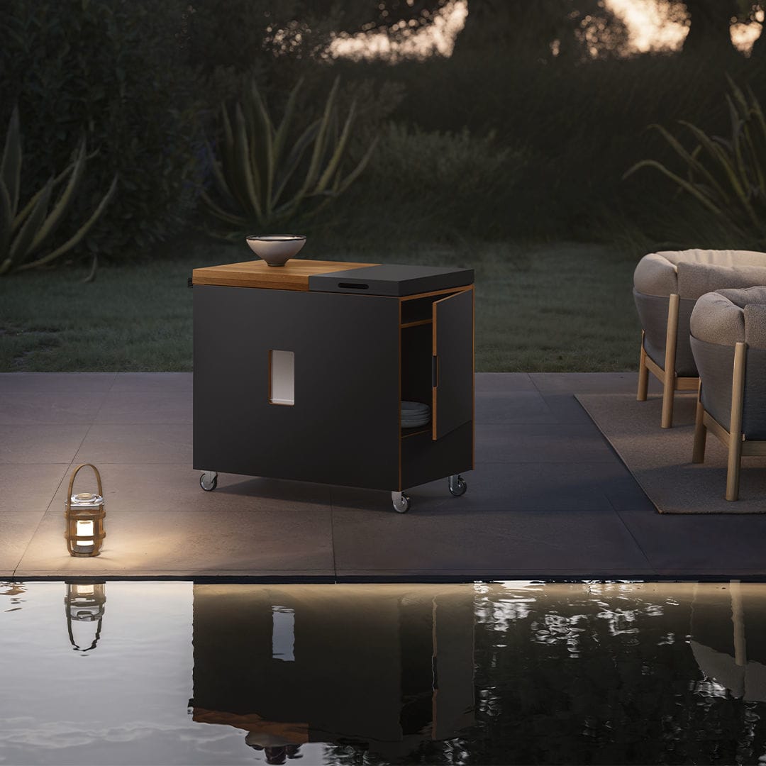 Outdoor kitchenette - MINIKITCHEN - Boffi - compact / Fenix NTM® / plywood