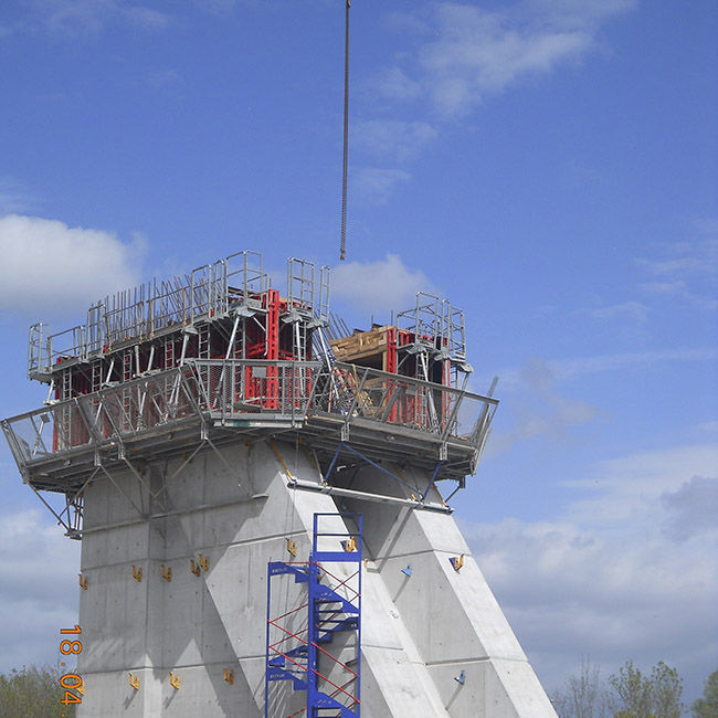 Modular formwork - TPC - sateco - metal / wall