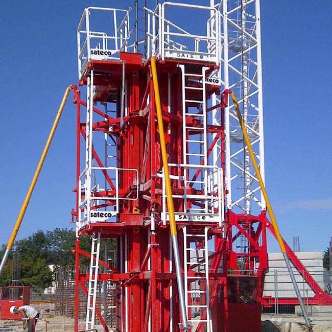 Modular formwork - ADM - sateco - metal / column / adjustable