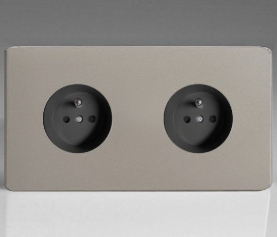 Power socket - STN-PC2 - ALSO & CO - double / wall-mounted / recessed