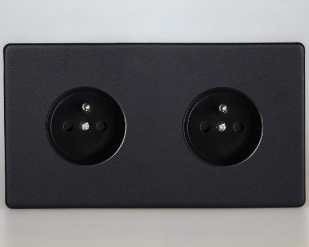 Power socket - NMT-PC2 - ALSO & CO - double / wall-mounted / recessed