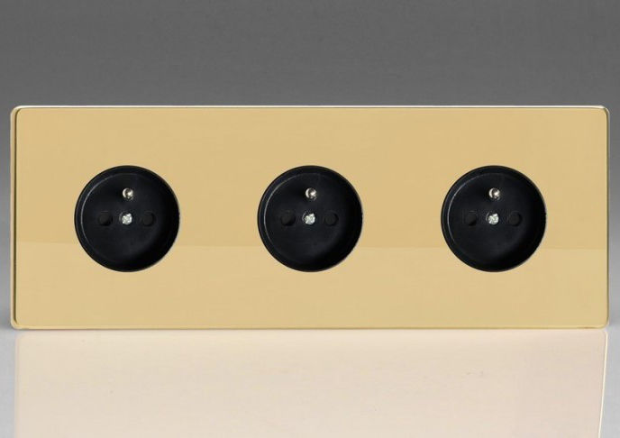 Power socket - LTM-PC3 - ALSO & CO - triple / wall-mounted / recessed