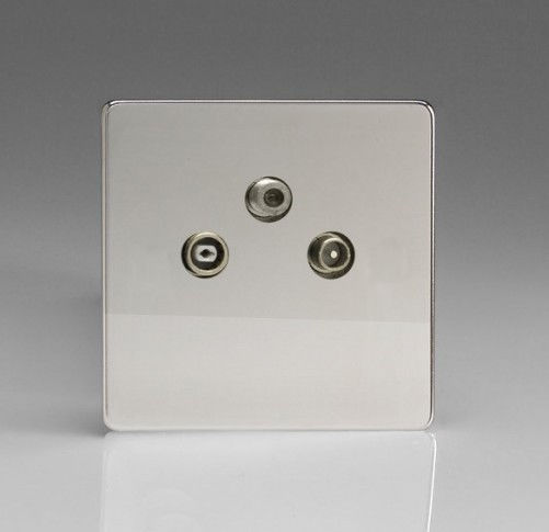 TV socket - CHM-TVS - ALSO & CO - SAT / radio / triple