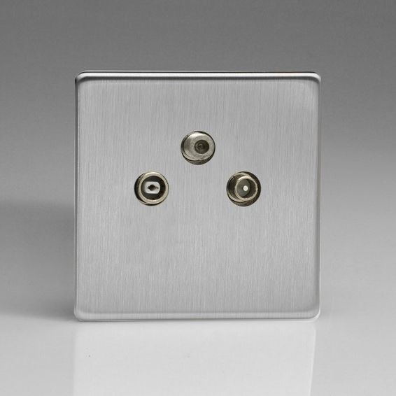 TV socket - ACB-TVS - ALSO & CO - SAT / radio / triple