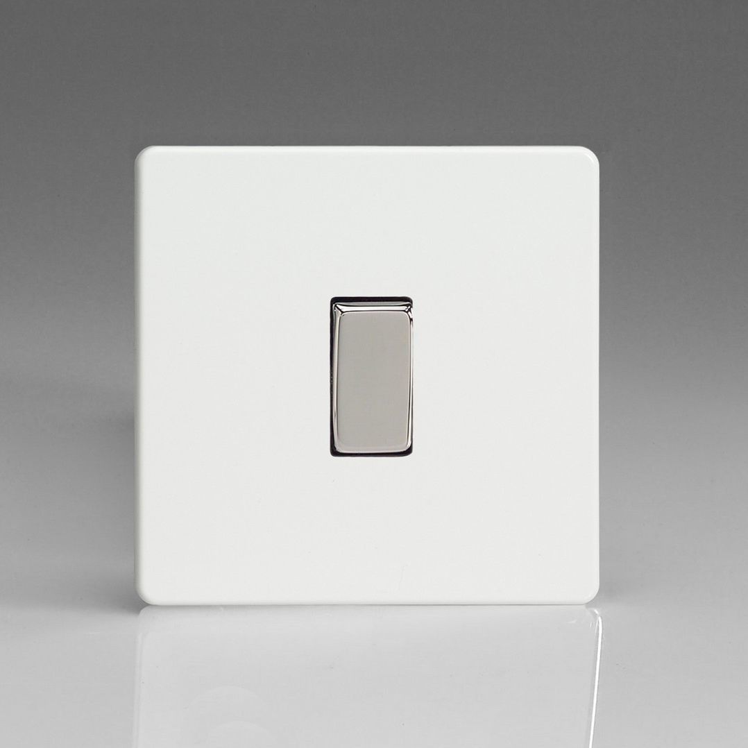 Light switch - BMT-RS1 - ALSO & CO - rocker / recessed / metal