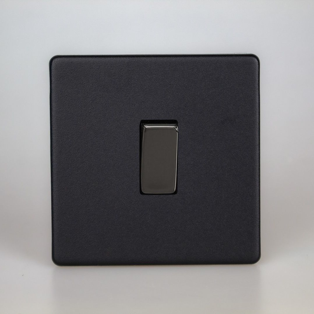 Light switch - NMT-RS7 - ALSO & CO - rocker / recessed / metal