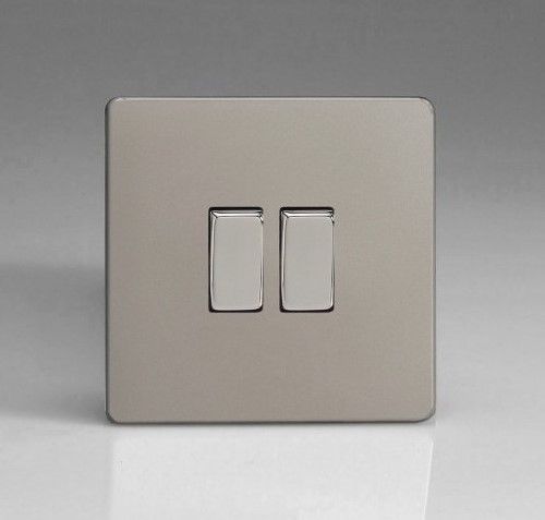 Light switch - STN-RS2 - ALSO & CO - rocker / recessed / double