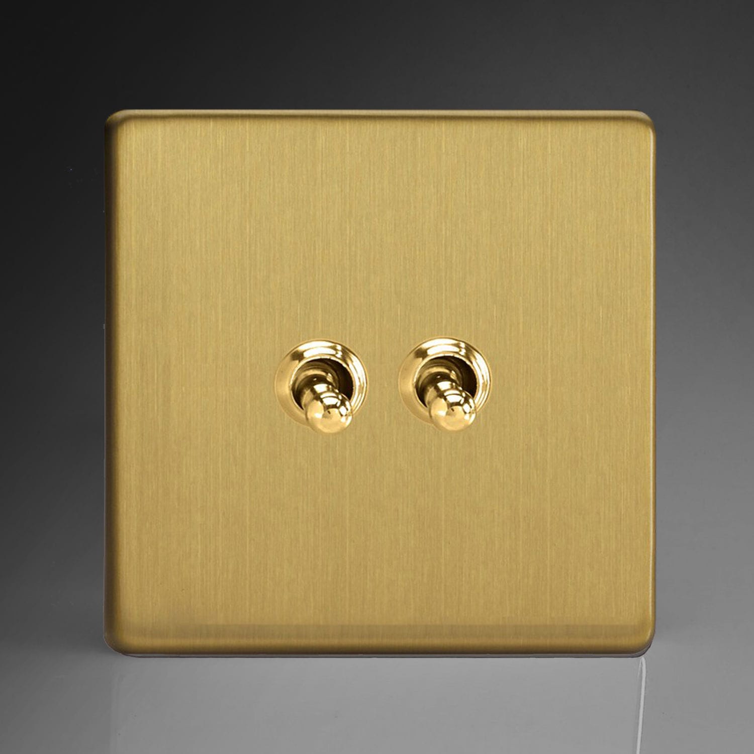 Light switch - LTB-TS2 - ALSO & CO - toggle / recessed / double