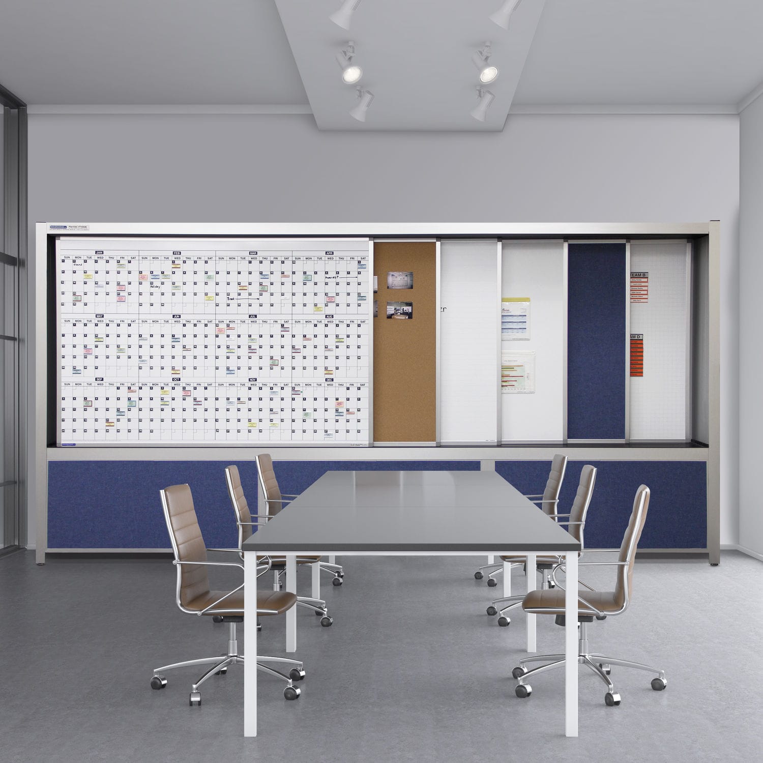 Magnetic board - PLANVIEW - Magnatag Visible Systems - erasable / wall ...