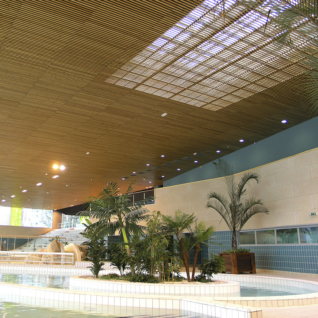 Wooden suspended ceiling - LAUDER LINEA 4.2.1 - Process Bois by ...