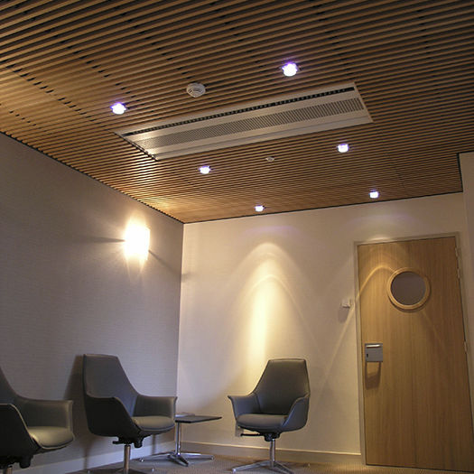 Wooden suspended ceiling - LAUDER LINEA 2.4.3 - Process Bois by ...