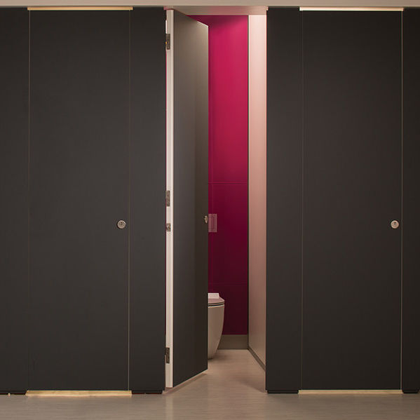 Toilet cubicle - ALTO FENIX - Washroom Washroom Limited - MDF ...