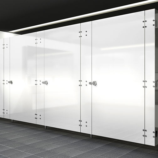 Toilet cubicle - ORETTO - Washroom Washroom Limited - stainless steel ...