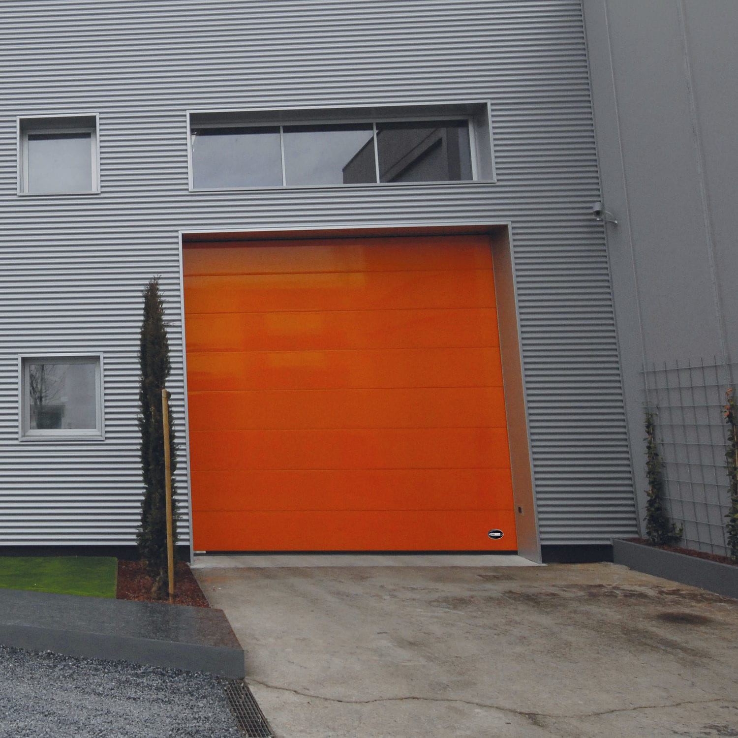 Sectional industrial door - SI Series - SILVELOX GROUP SPA - galvanised ...