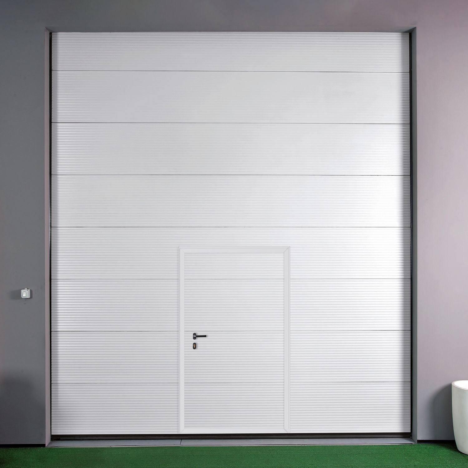 Sectional industrial door - SM Series - SILVELOX GROUP SPA - galvanised ...