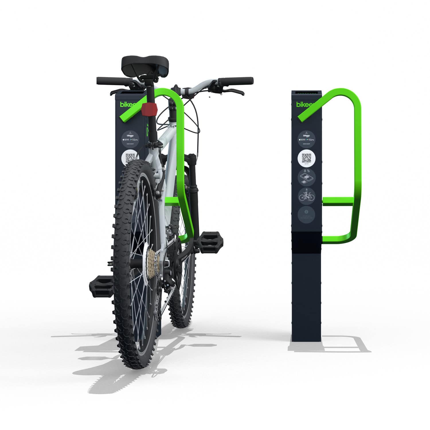 Floor-mounted bike rack - BIKEEP - CROSO FRANCE - steel / secure ...