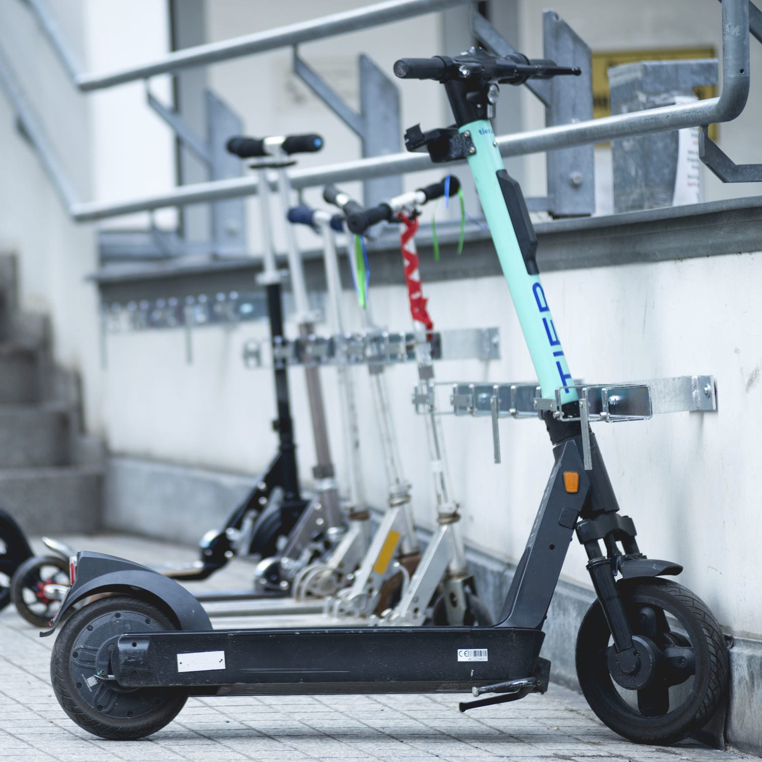 Wall-mounted scooter rack - Rollerstop - CROSO FRANCE - secure / for ...