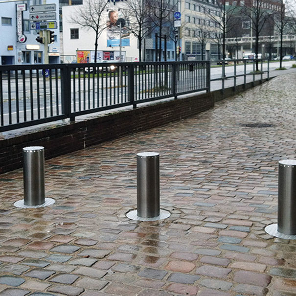 Security bollard - Parklio - CROSO FRANCE - access control / metal ...
