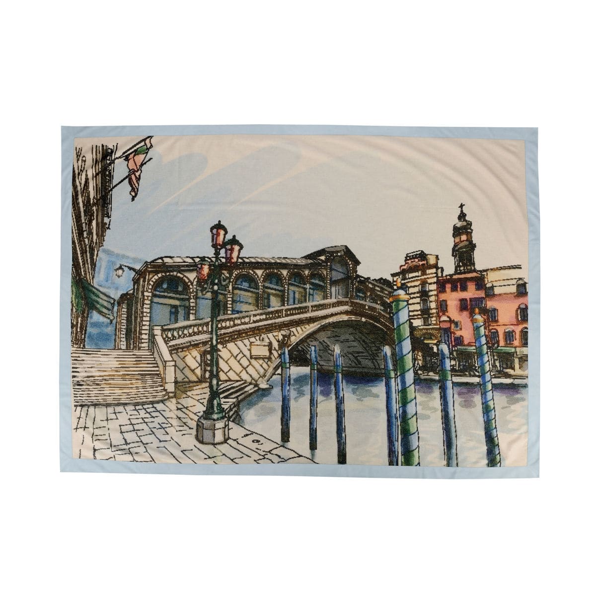 Fabric blanket - VENICE - ARTIGIANI DEL CASHMERE - Made in Italy