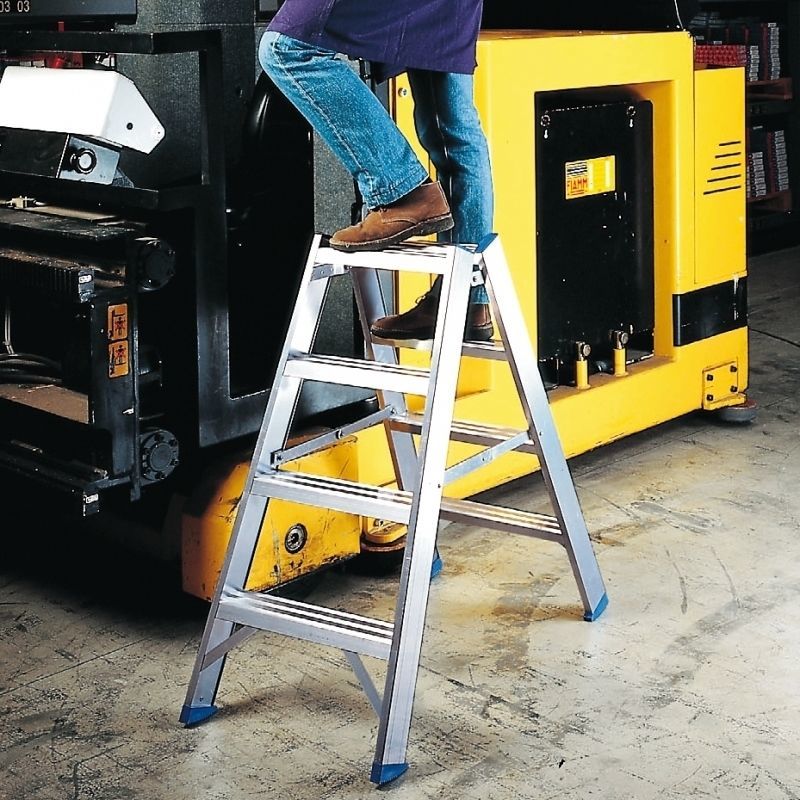 Steel professional step ladder - 6033 - Frigerio Carpenterie - outdoor ...