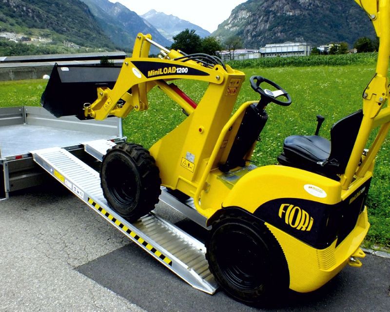 Aluminum access ramp - R125 - R125L - Frigerio Carpenterie - portable