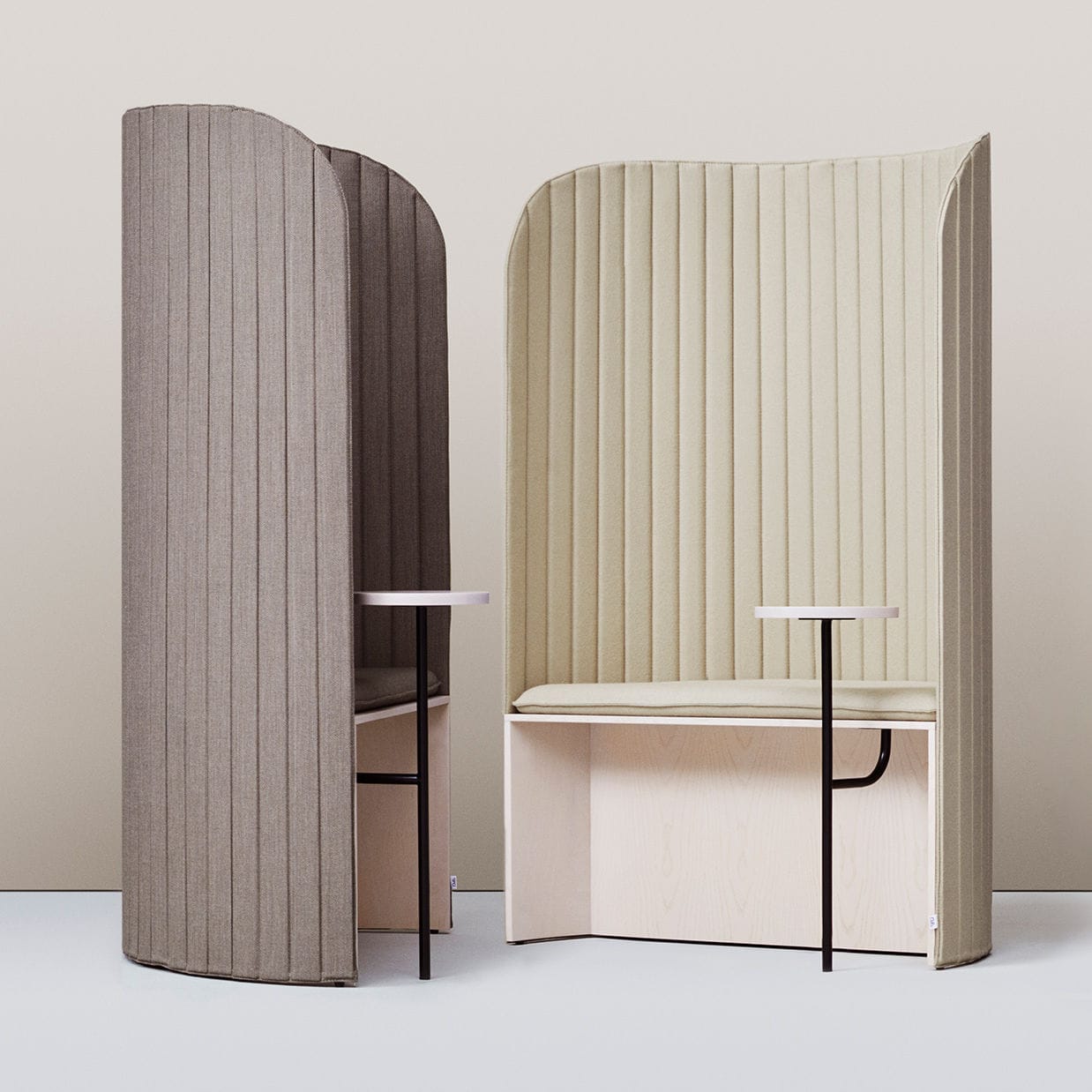 Contemporary chair - FOCUS POD - ZilenZio - outdoor / fabric / wood