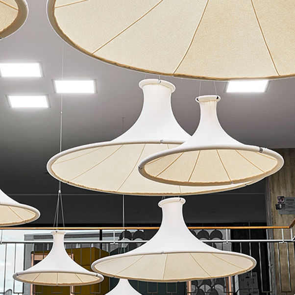 Ceiling sound-absorbing panel - TRATTI - Okko Design AB - hanging ...
