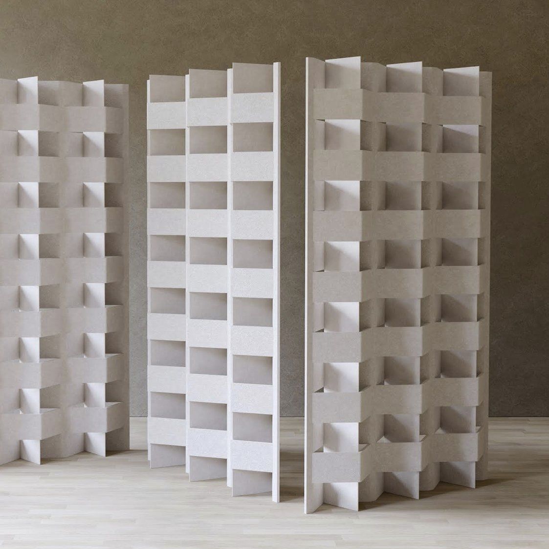 Synthetic fiber room divider - ZIG ZAG - Okko Design AB - hemp / indoor ...