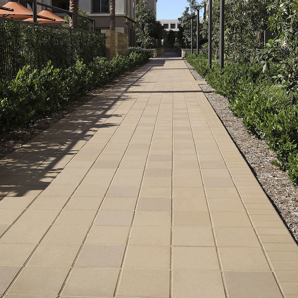 Stone paver - 10 x 10 - ACKER STONE - outdoor / smooth / pedestrian